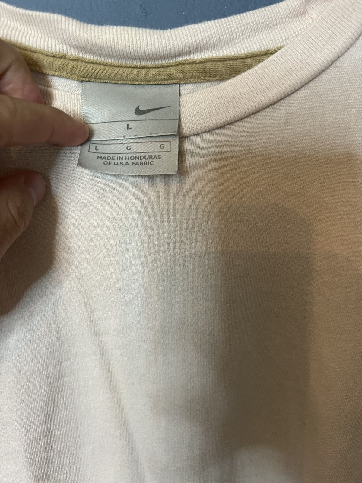 Nike Y2K sliver tag pink Nike tee | Grailed