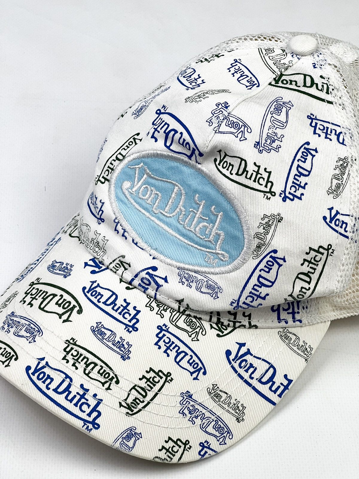 Vintage Von Dutch Multilogo Trucker Hat Monogram Cap Patch Vintage ...