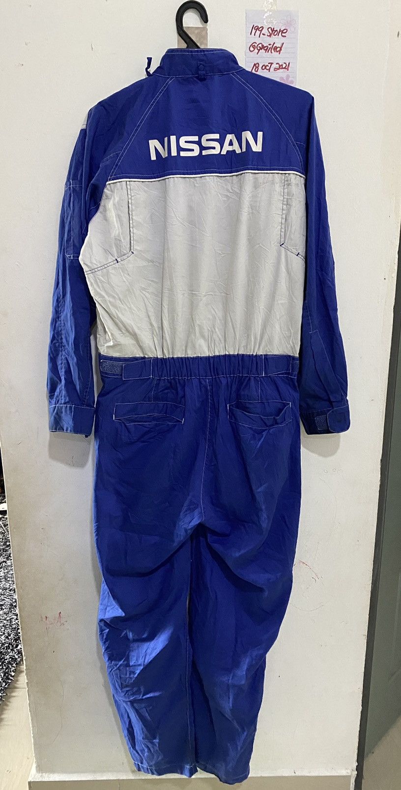 Japanese Brand × Overalls × Racing Vintage Nissan Japan Staff Coveralls ...
