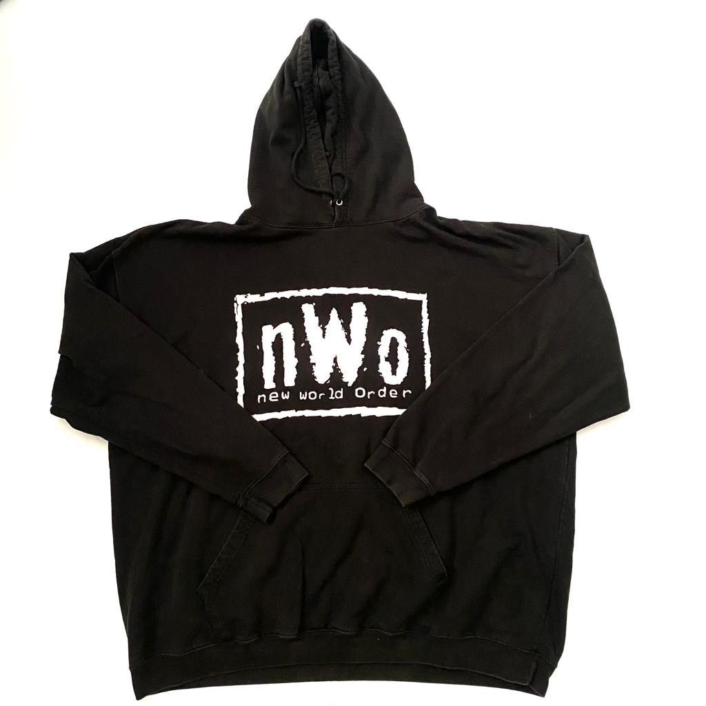 Vintage New World Order nwo black hoodie boxy vintage big logo 90s ...