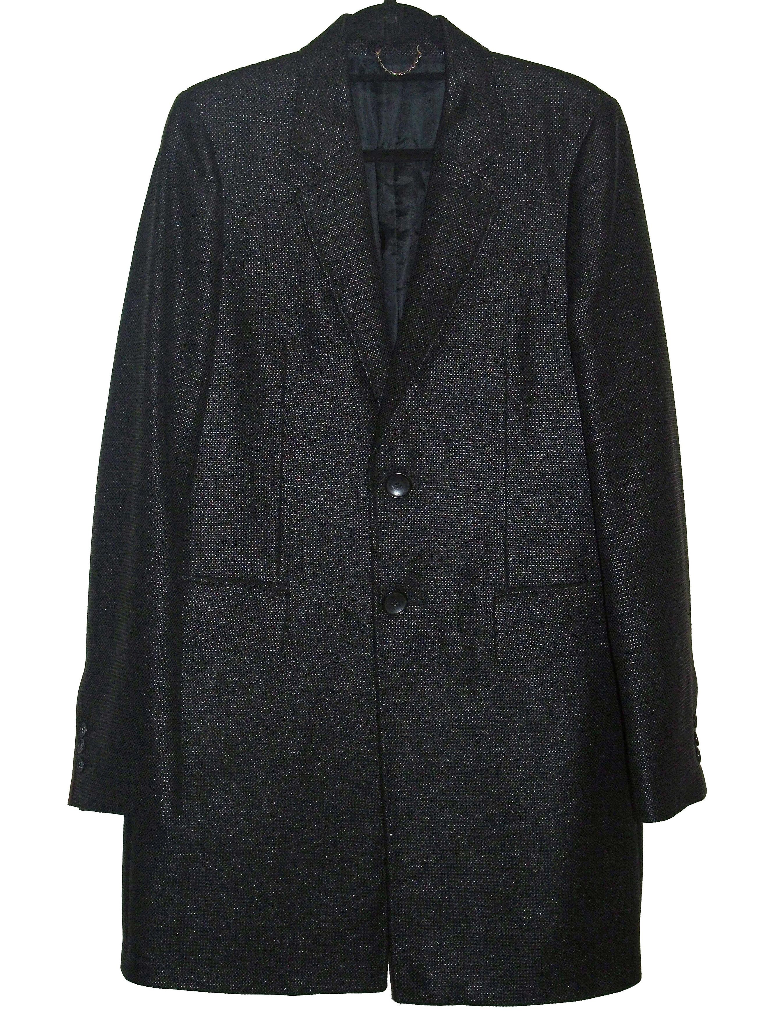 Balenciaga Woven Textured Long Coat | Grailed