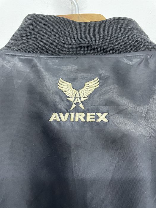 Avirex Reversible Avirex Bomber Jacket Embroidered Logo | Grailed