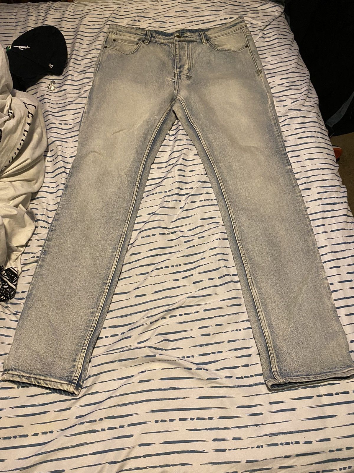 Ksubi Chitch Washed Out Skinny Fit Slim Washed Bleached Denim | Grailed