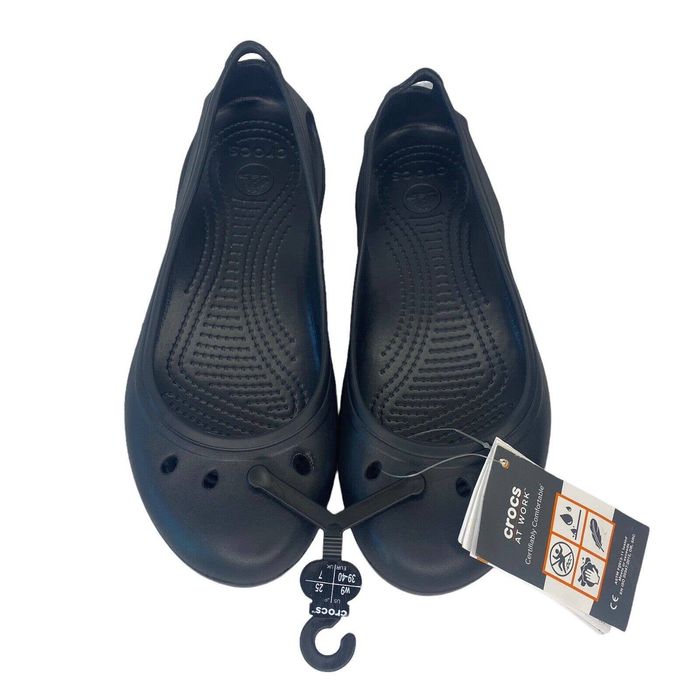 Crocs Crocs Kadee Flat Sandals Women's 9 Black NEW Slip On Clog | Grailed