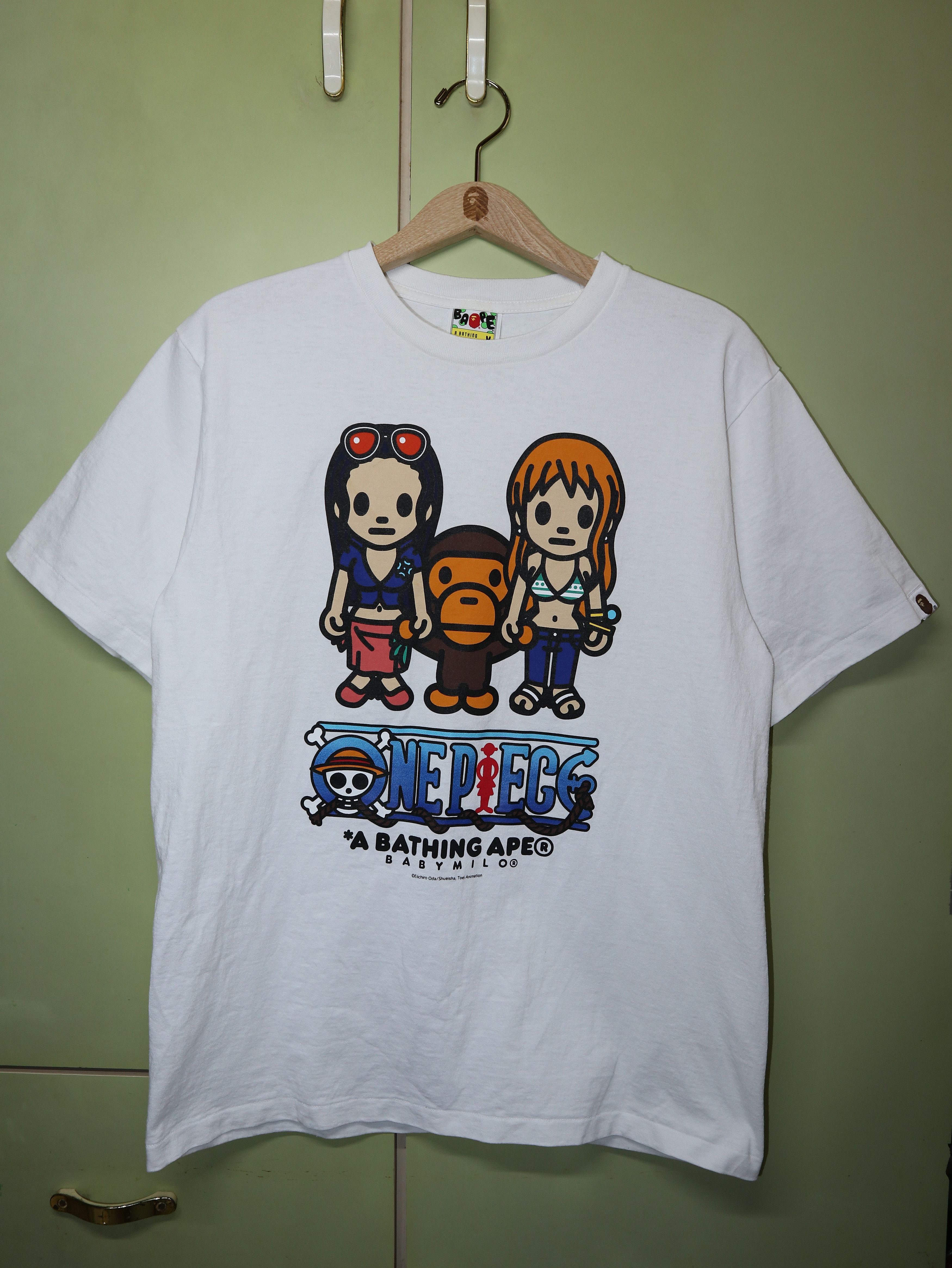 Bape Bape x One Piece Baby Milo Nami & Nico Robin Tee | Grailed