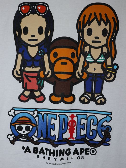 Bape Bape x One Piece Baby Milo Nami & Nico Robin Tee | Grailed