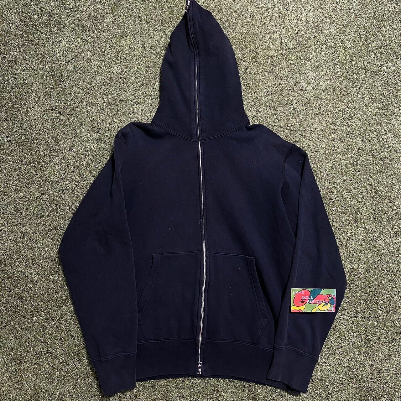 Bape BAPE Print full zip hoodie black | Grailed