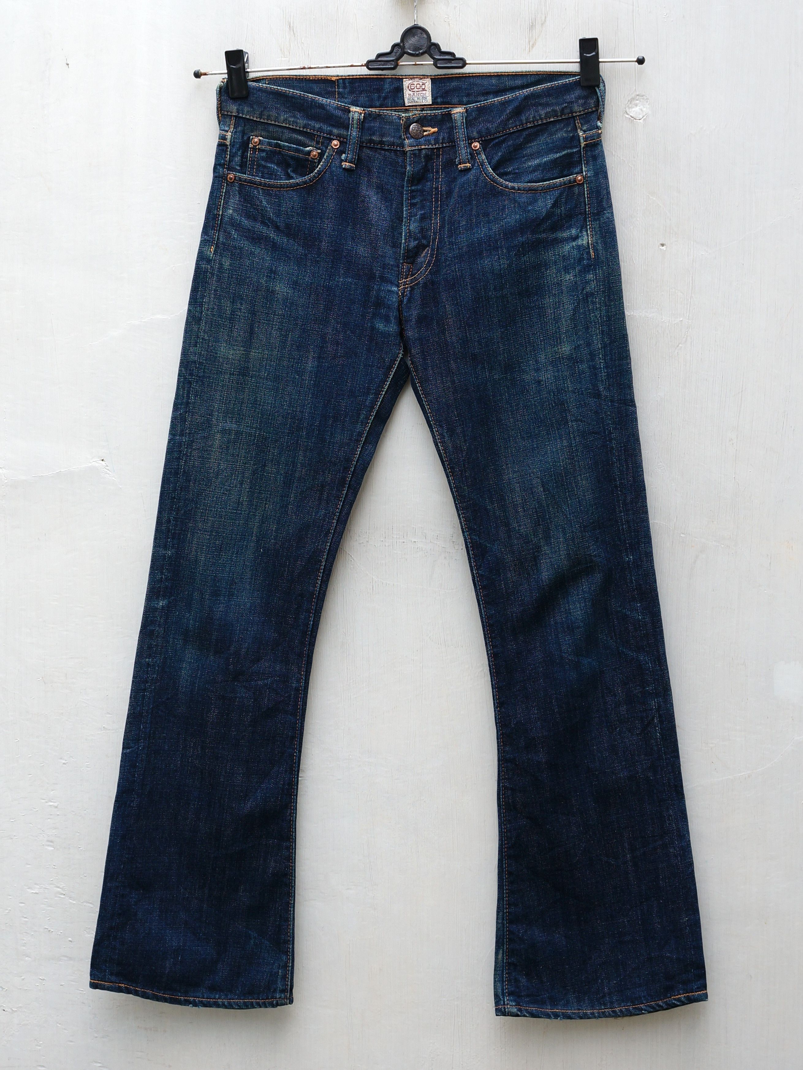 The Real McCoy's The Real McCoys 600 Ranch Western Boot Cut Denim | Grailed