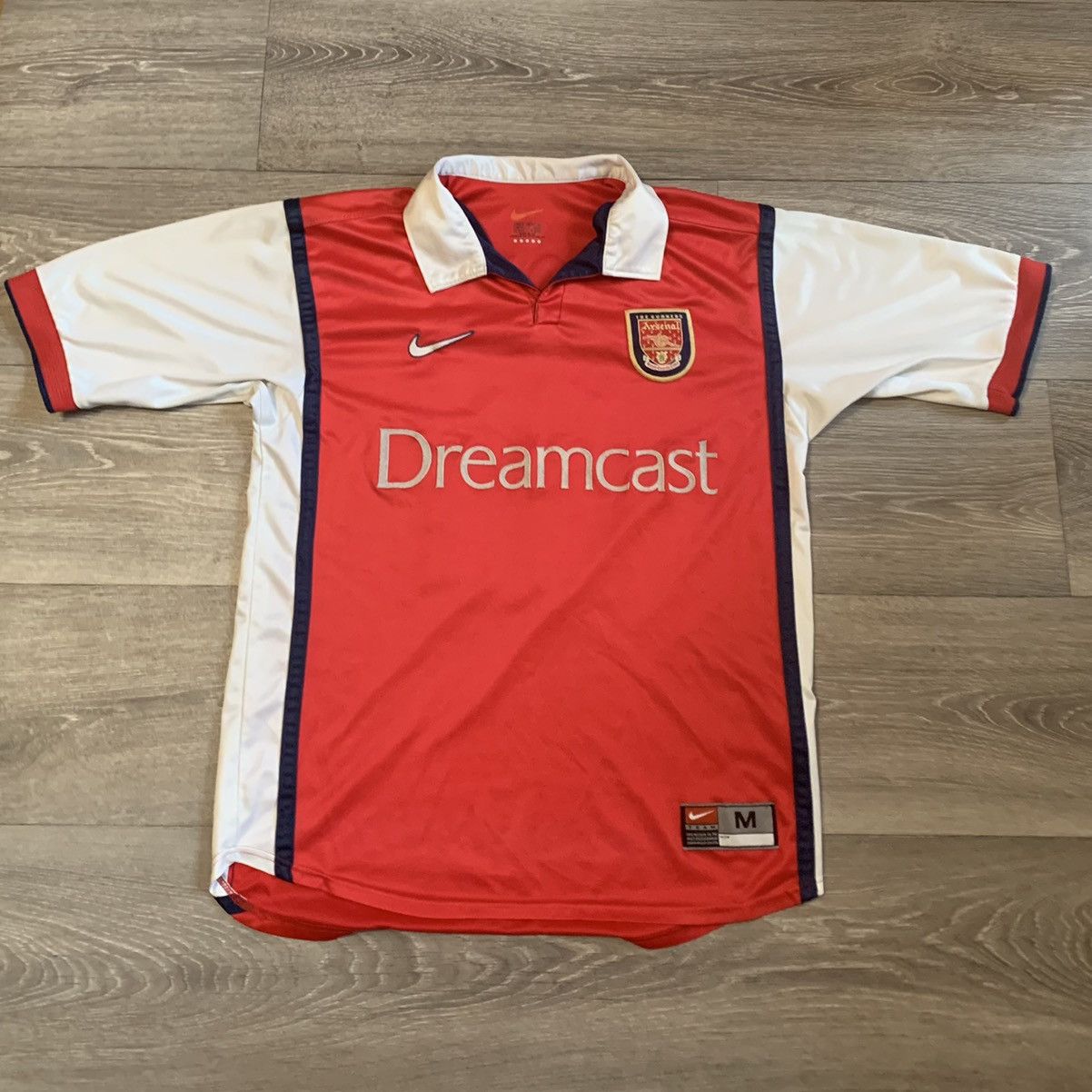 Nike × Vintage Vintage 2000-02 Nike FC Arsenal Dreamcast Soccer Jersey ...