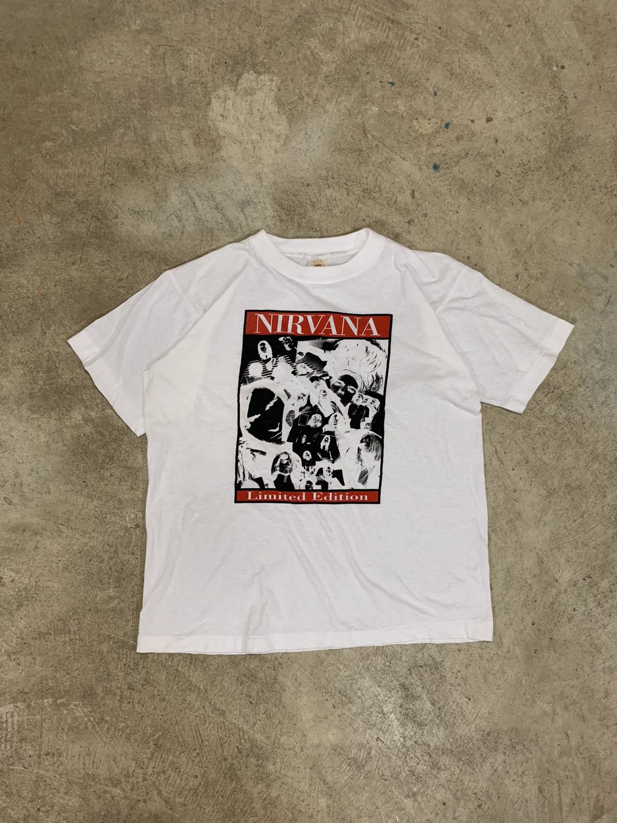 Nirvana × Vintage RARE Vintage 90's Nirvana Limited Edition Tee | Grailed