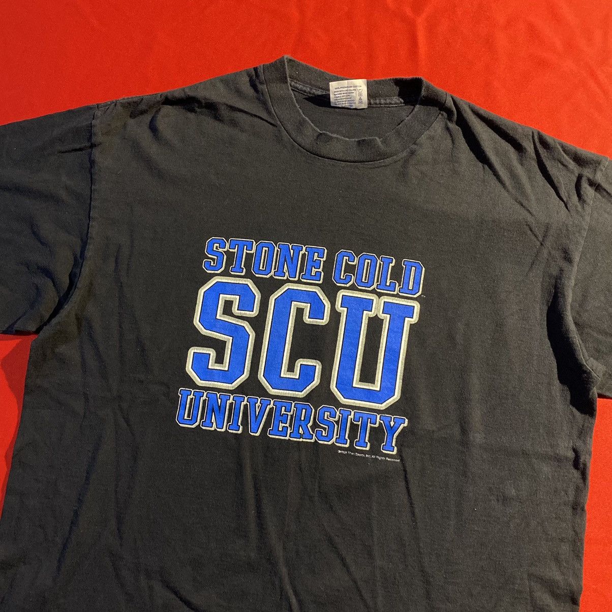 Vintage × WWE × WWF Vintage 1998 3:16 Stone Cold University 101 Tee ...