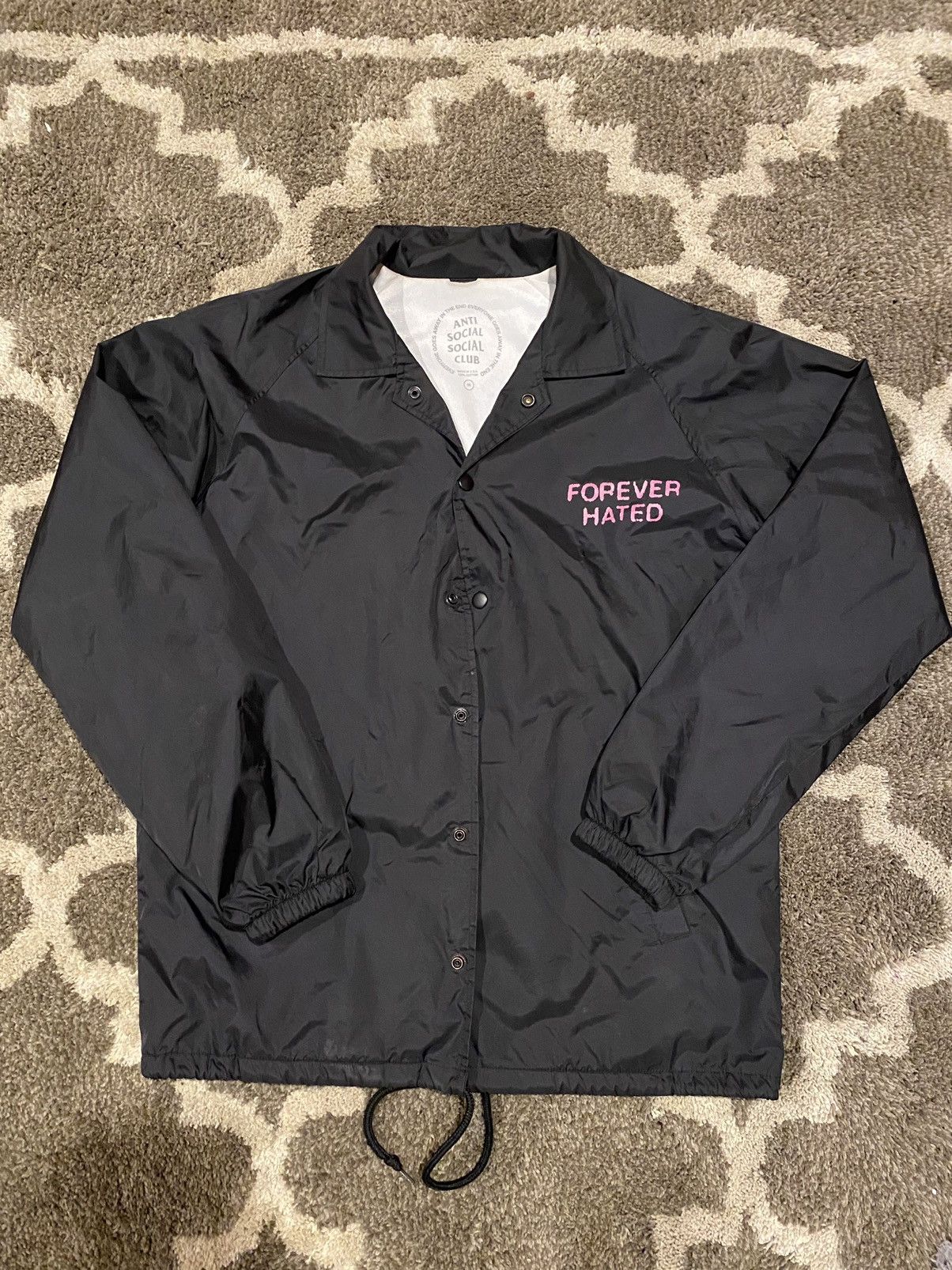 Anti Social Social Club ASSC Forever Hated Coach Jacket | Grailed