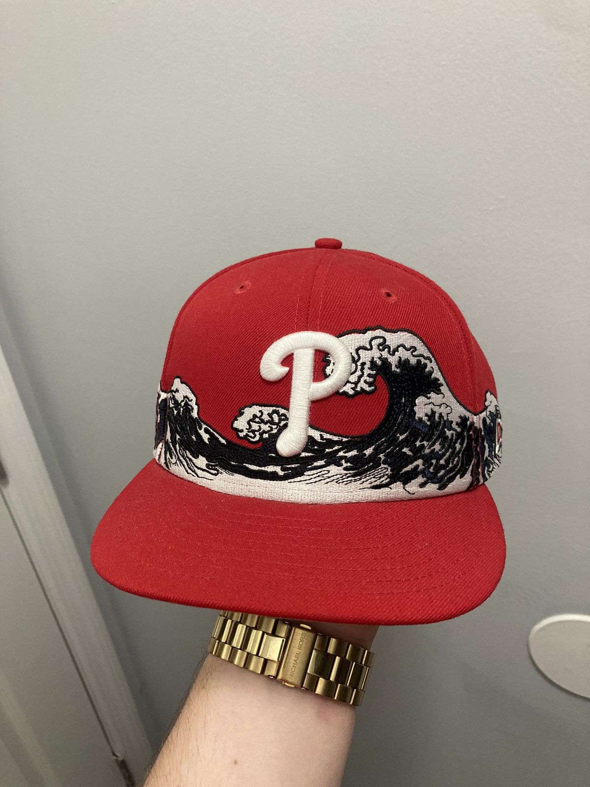 MLB × New Era 7 3/8 Lord Fubu Philadelphia Phillies Wave Fitted Hat ...