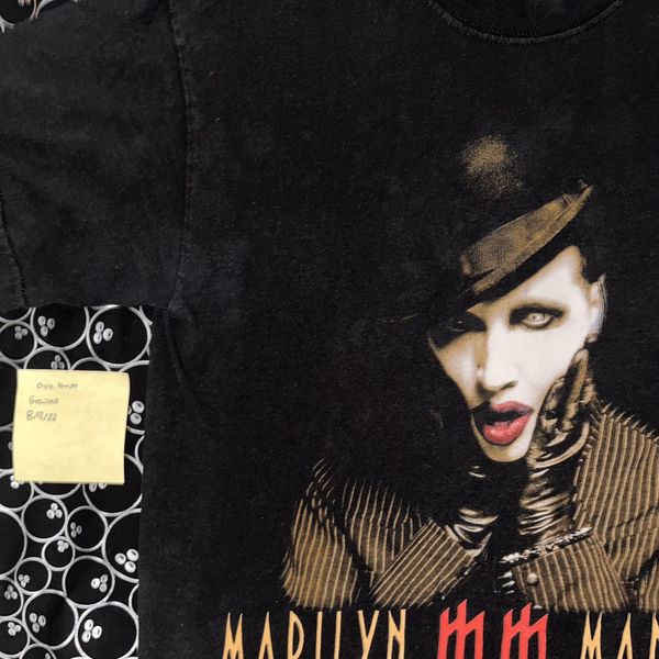 Vintage Marilyn Manson Concert TShirt The Golden Age Of Grotesque | Grailed