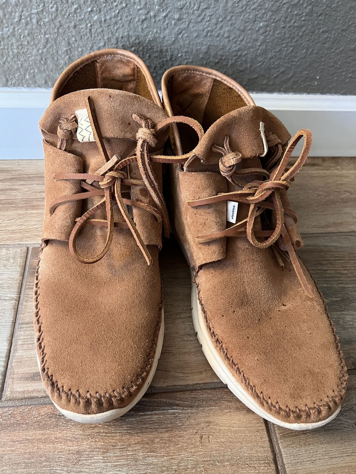 Visvim Visvim UTE Moc Trainer High-Folk Sneakers | Grailed
