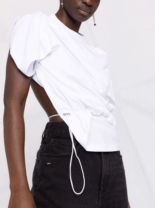 Y/Project Y/project Black Convertible Assymetric T-shirt runway | Grailed