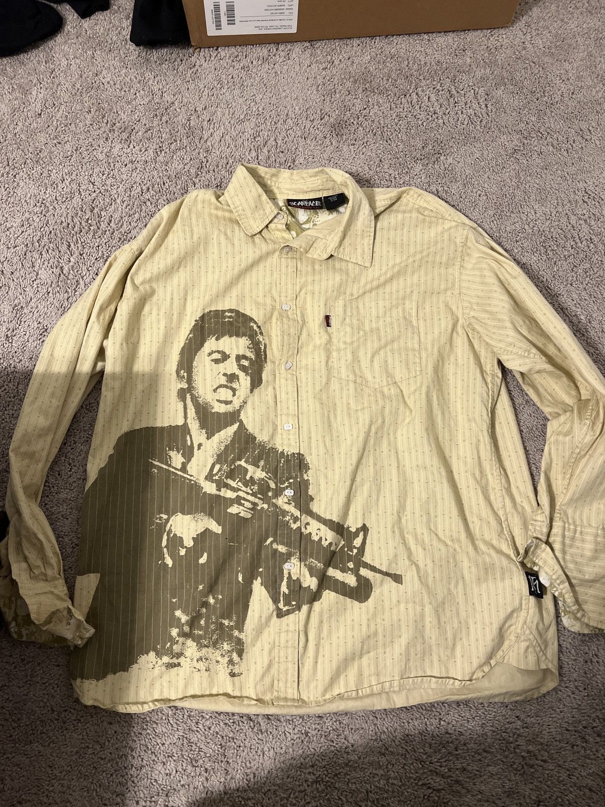 Vintage Scarface Button Up Shirt | Grailed