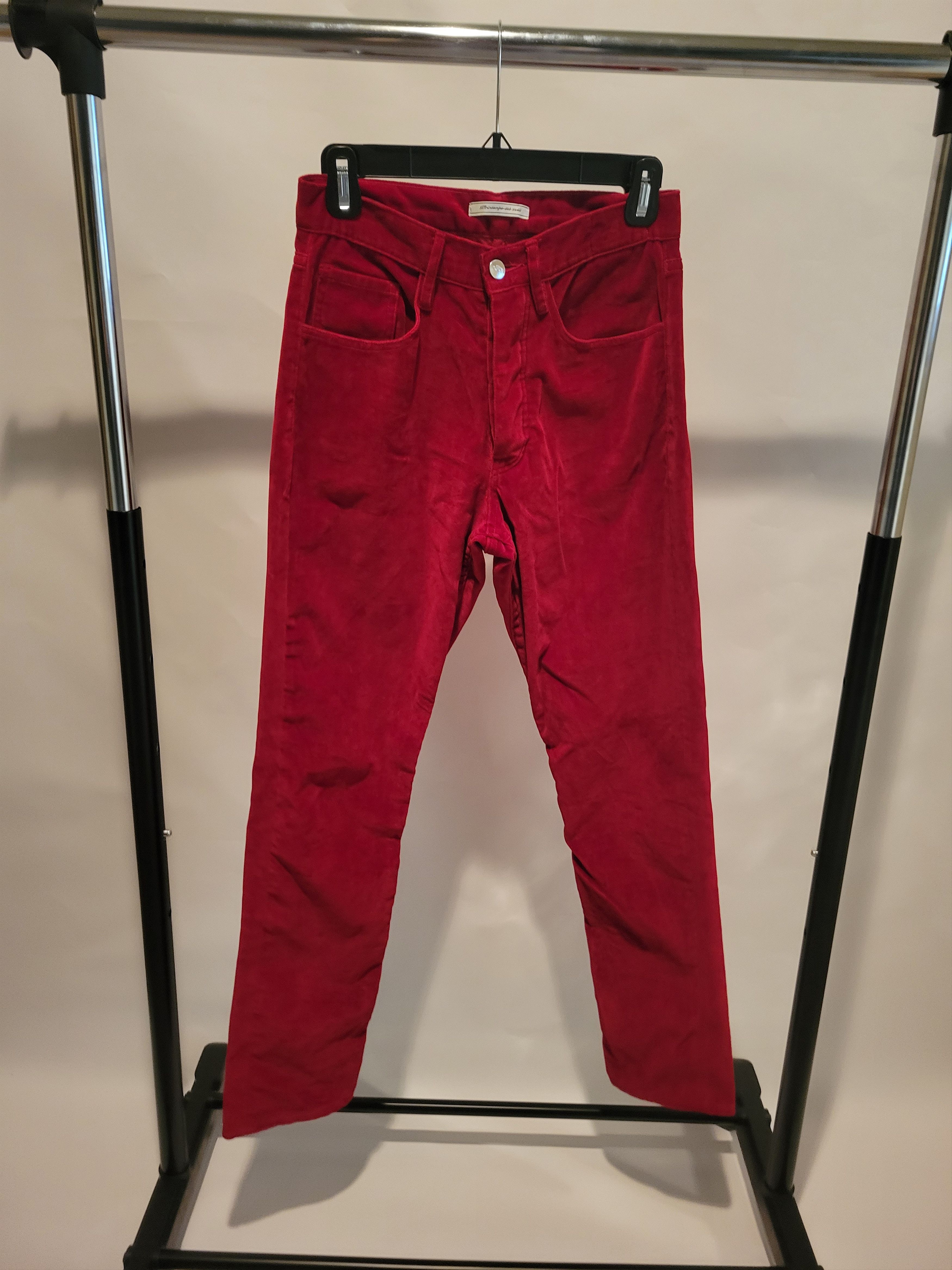 Enfants Riches Deprimes RARE ERD Red Velour pants | Grailed