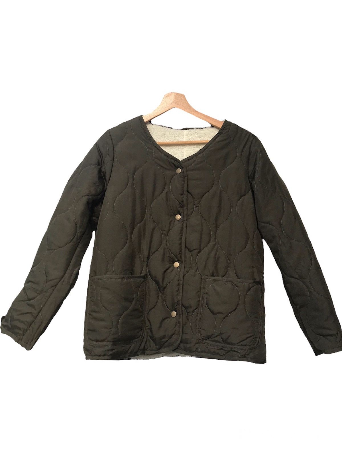 Military Fluffy Fleece Lined Quilted Inner Jacket | Grailed