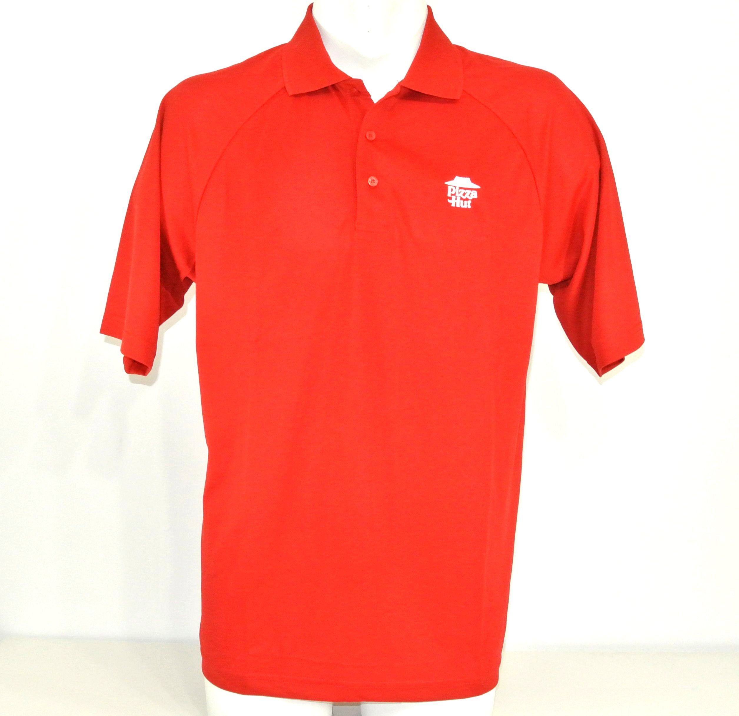 Other PIZZA HUT Employee Uniform Polo Shirt Red NWT | Grailed