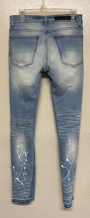 Rockstar Rockstar Stacked Jeans Ripped Dark Blue Denim Jeans Stacked ...