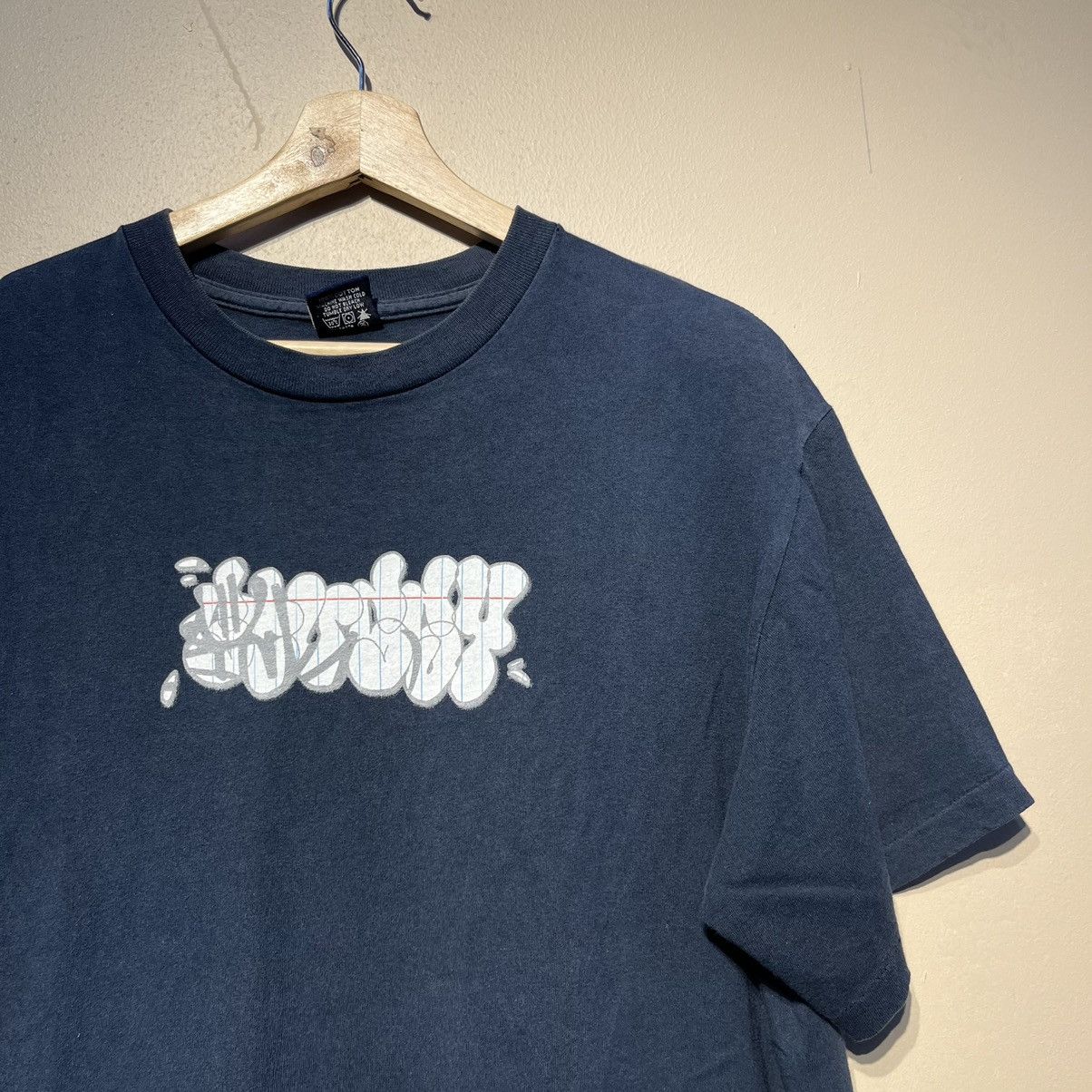 Stussy × Vintage Vintage 90s Stussy Notebook T-shirt | Grailed