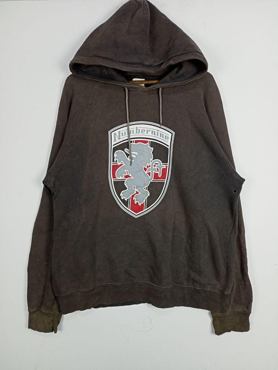 Number (N)ine Vintage Sunfaded Number (N)ine Lion Lambretta Big Logo ...