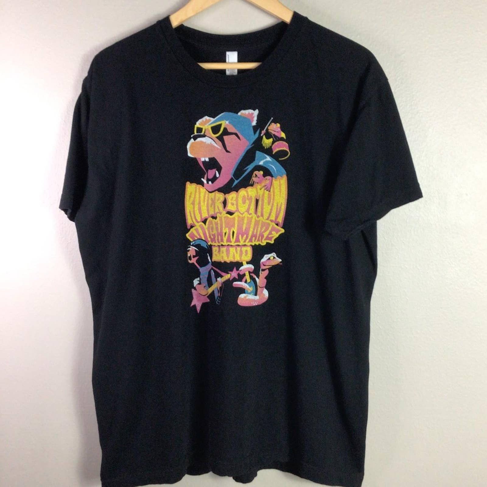 American Apparel River Bottom Nightmare Band T Shirt Emmet Otters ...