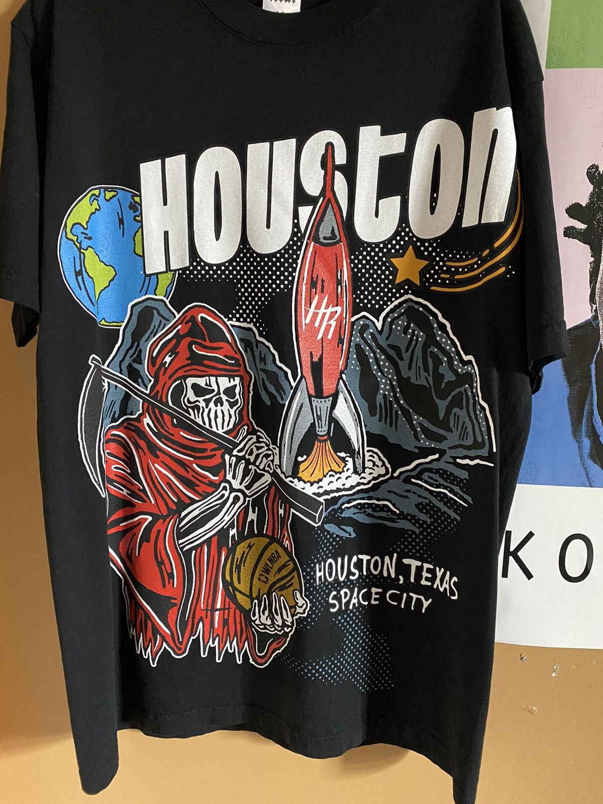 Warren Lotas Warren Lotas Houston rockets space city tee | Grailed