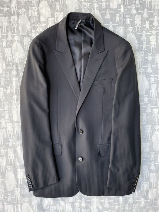 Dior Dior Homme Black Pinstripe Suit SS06 | Grailed