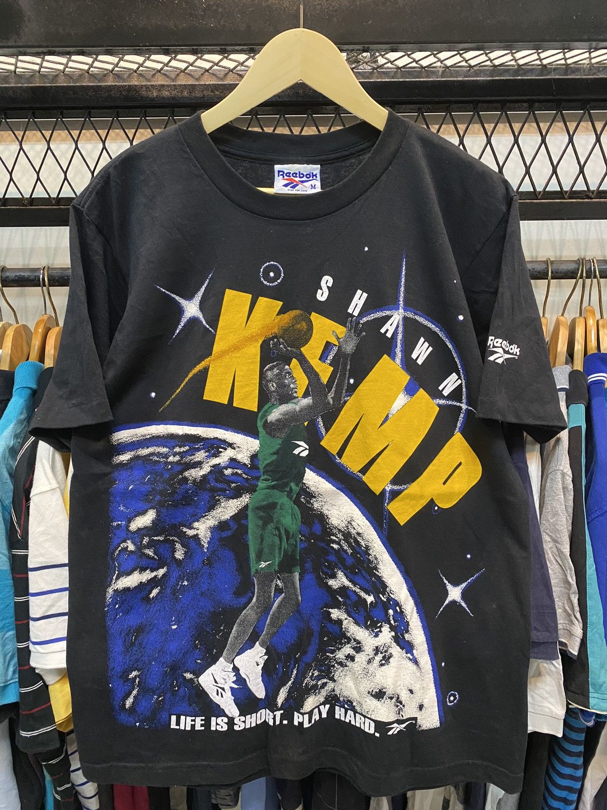 NBA × Rap Tees × Vintage Vintage Shawn Kemp GRAILS Raptees Rare NBA ...