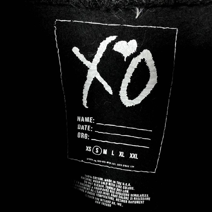 The Weeknd XO Beauty Behind the Madness BBTM 5 Year Tour Merch Hoodie ...
