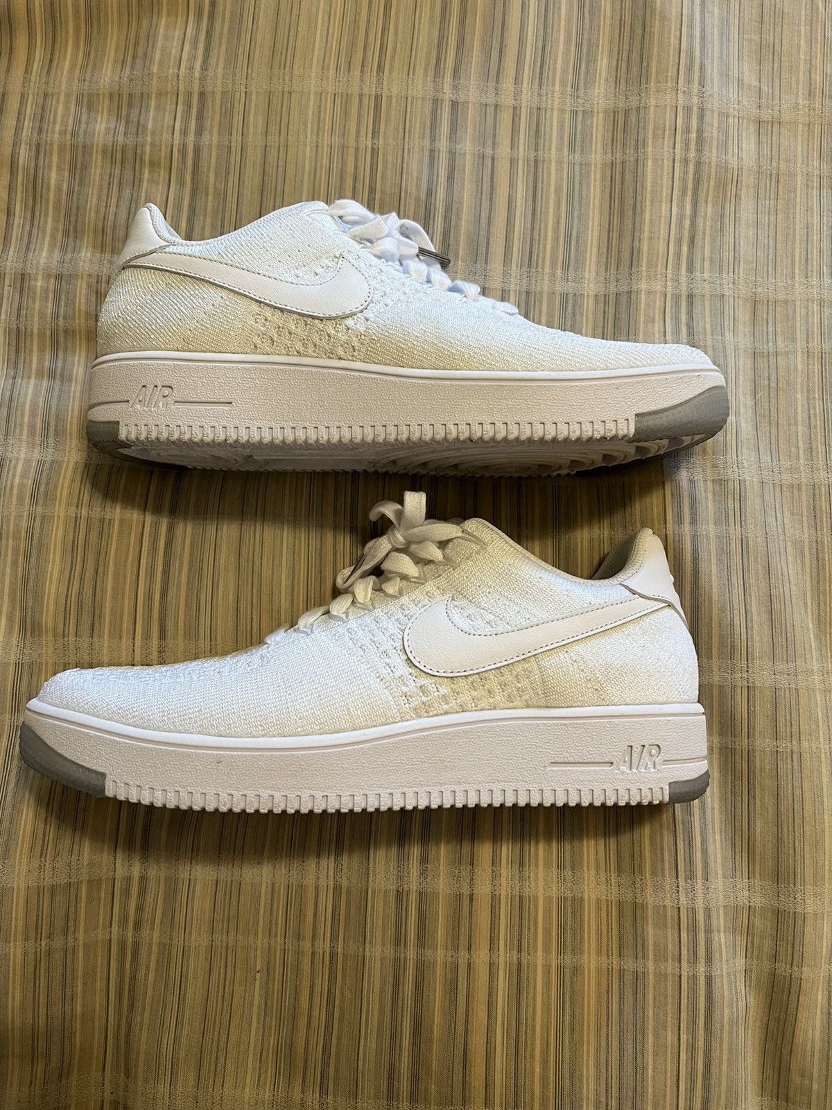 Nike Air Force 1 Ultra Flyknit Low White Ice 2016 | Grailed