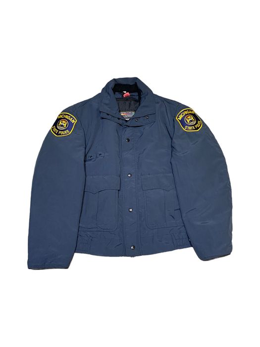 Vintage Vintage 90s Michigan State Police Bomber Jacket | Grailed
