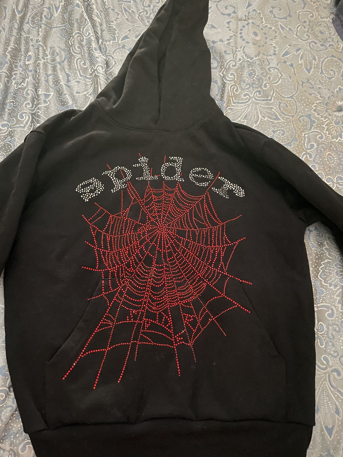 Spider Worldwide Spider Rhinestone Hoodie | Grailed