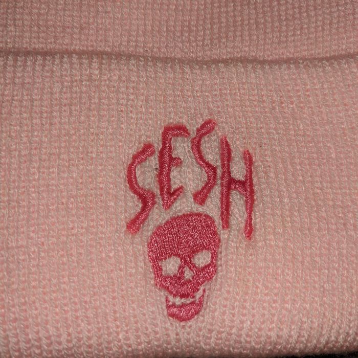 Bones TEAMSESH SKULL BEANIE | Grailed