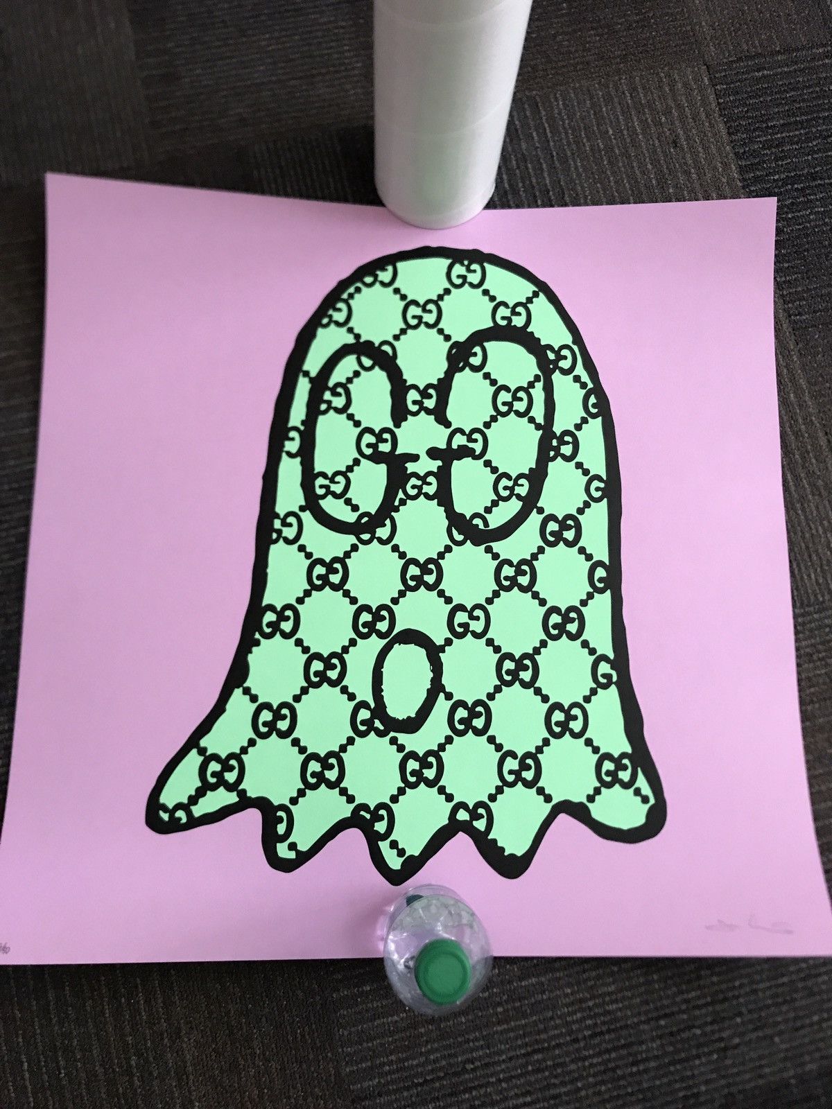 Gucci 1/50 Gucci Ghost Screen Print Signed By Trevor Andrew | Grailed