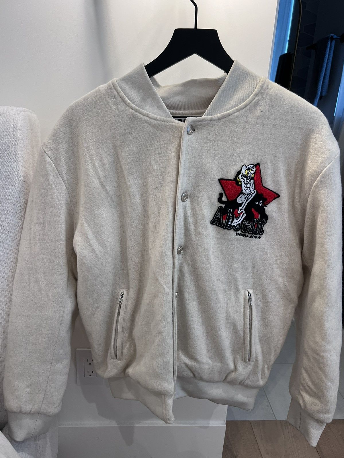 Absent Peep show varsity jacket | Grailed