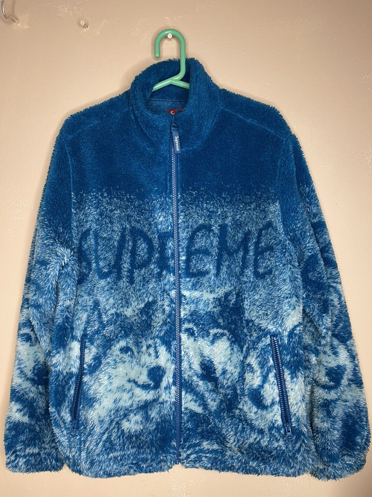 Supreme Wolf Fleece Jacket | Grailed