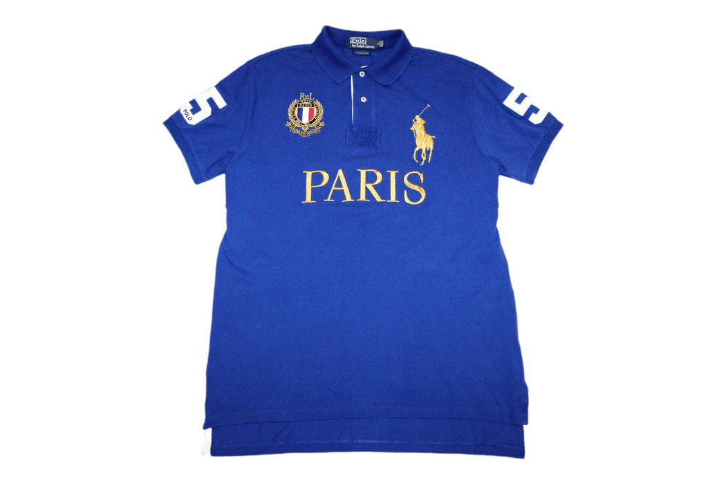 Ralph Lauren 🔥 VTG 🔥 Polo Ralph Lauren Paris #5 Big Logo Embroidery ...