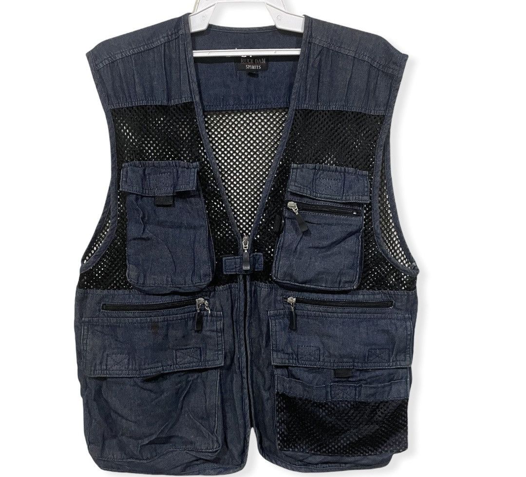 Urban Outfitters Ruck Dam Travis Scott Fashion Denim Vests | Grailed