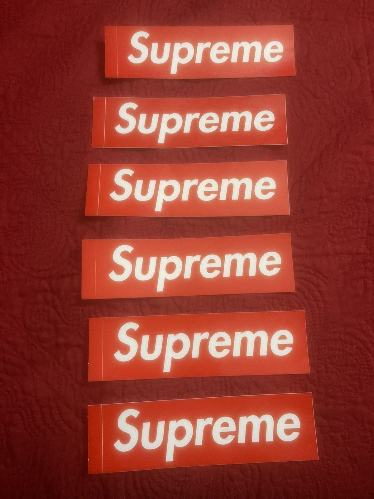 Supreme Supreme Red Box Logo Stickers | Grailed