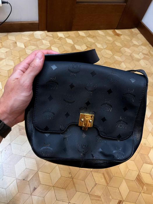 MCM Vintage MCM Pattern Monogram Logo Black Bag | Grailed