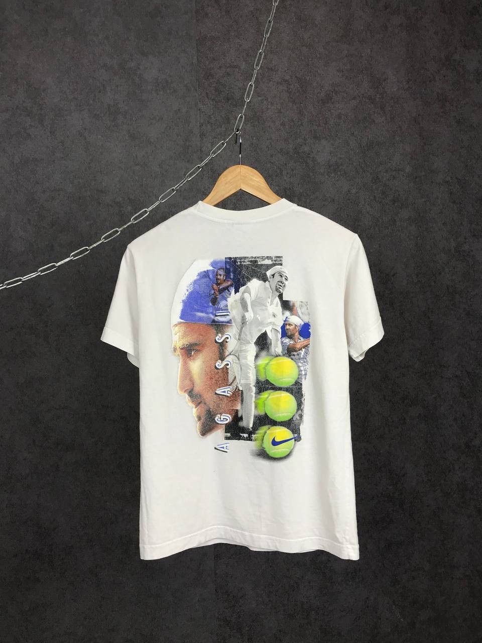 Nike Nike Andre Agassi vintage overprinted tee | Grailed
