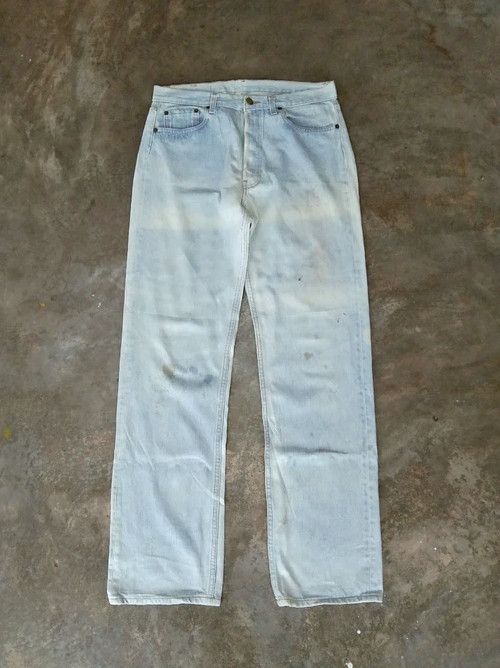 Vintage 80s Vintage Levis 501 Made In USA Distressed Jeans 33x33 | Grailed