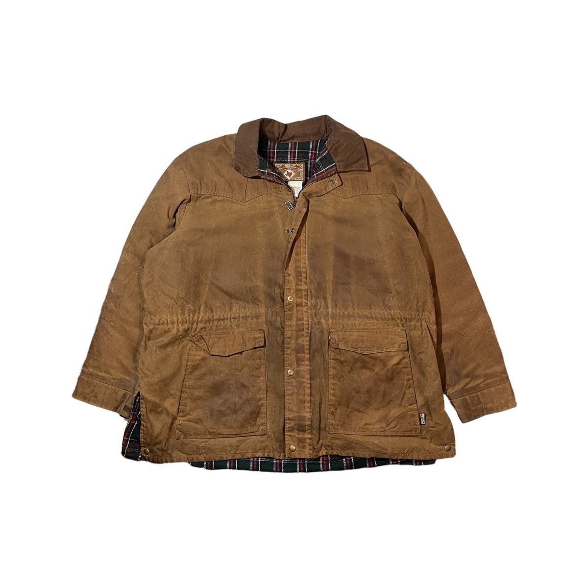 Vintage Walls Western Wear Waxed Tin Cloth Coat | Grailed
