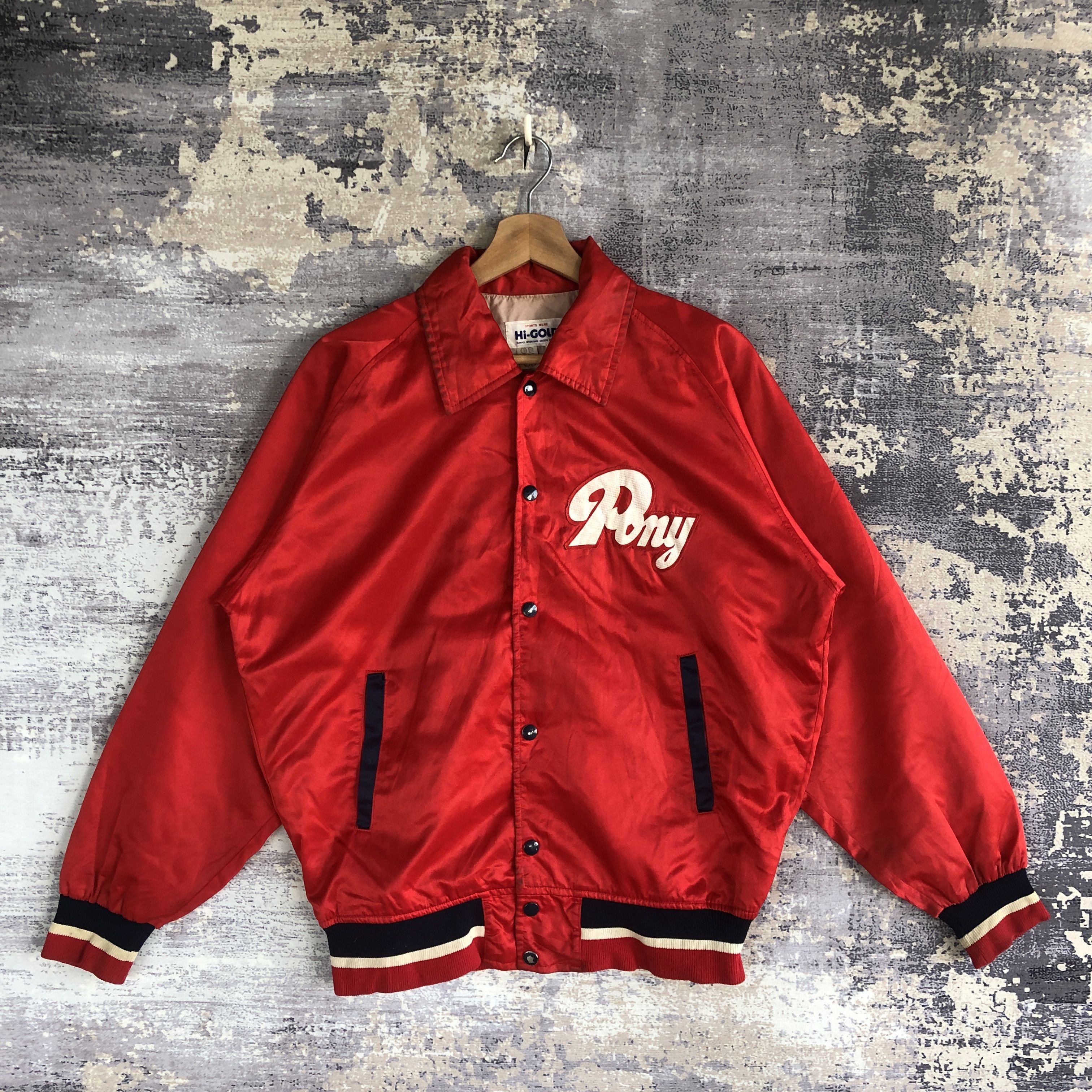 Bomber Jacket × Japanese Brand × Vintage Japanese Hi Good Baseball ...