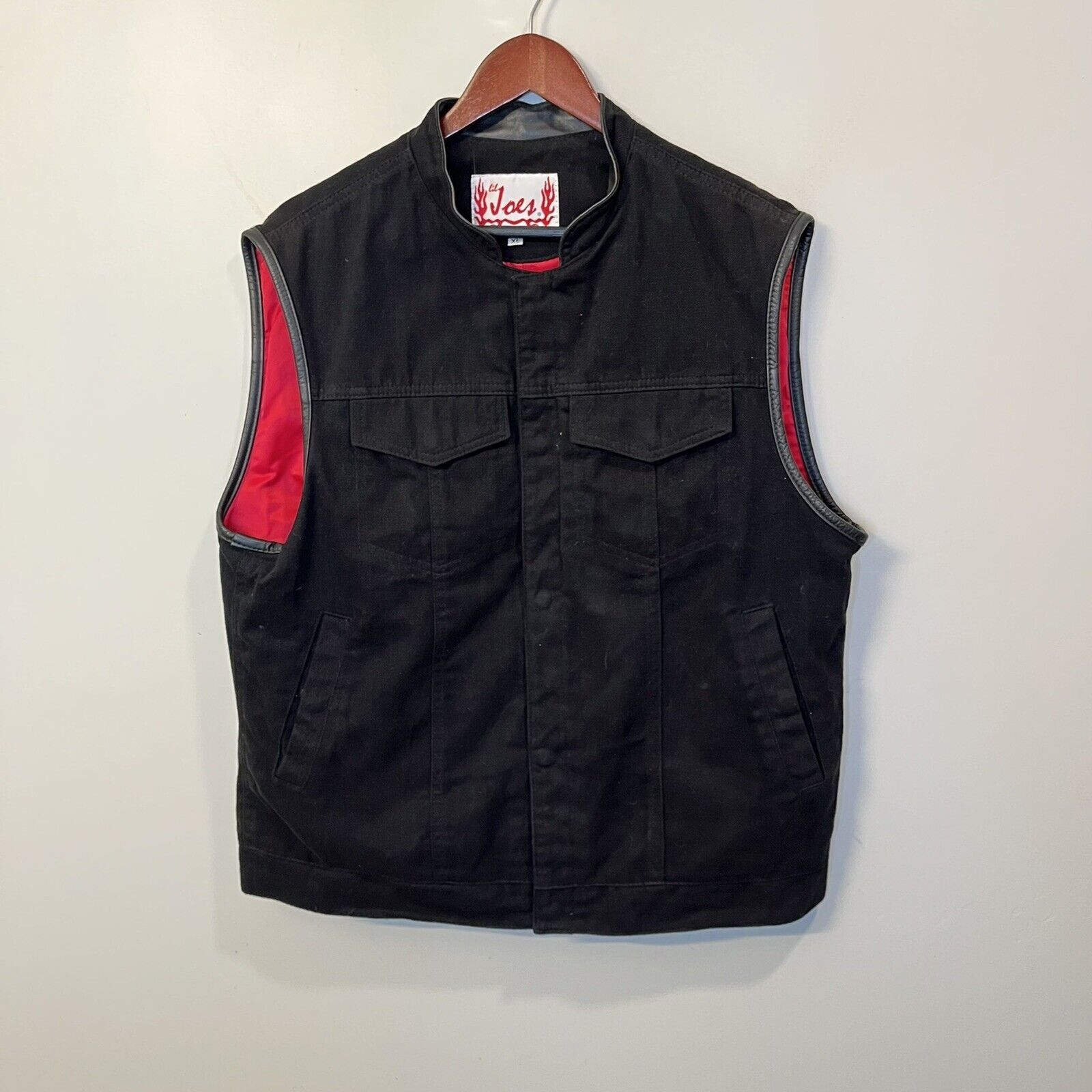 Vintage Lil Joe's Legendary Vest Leather Accents Motorcycle | Grailed