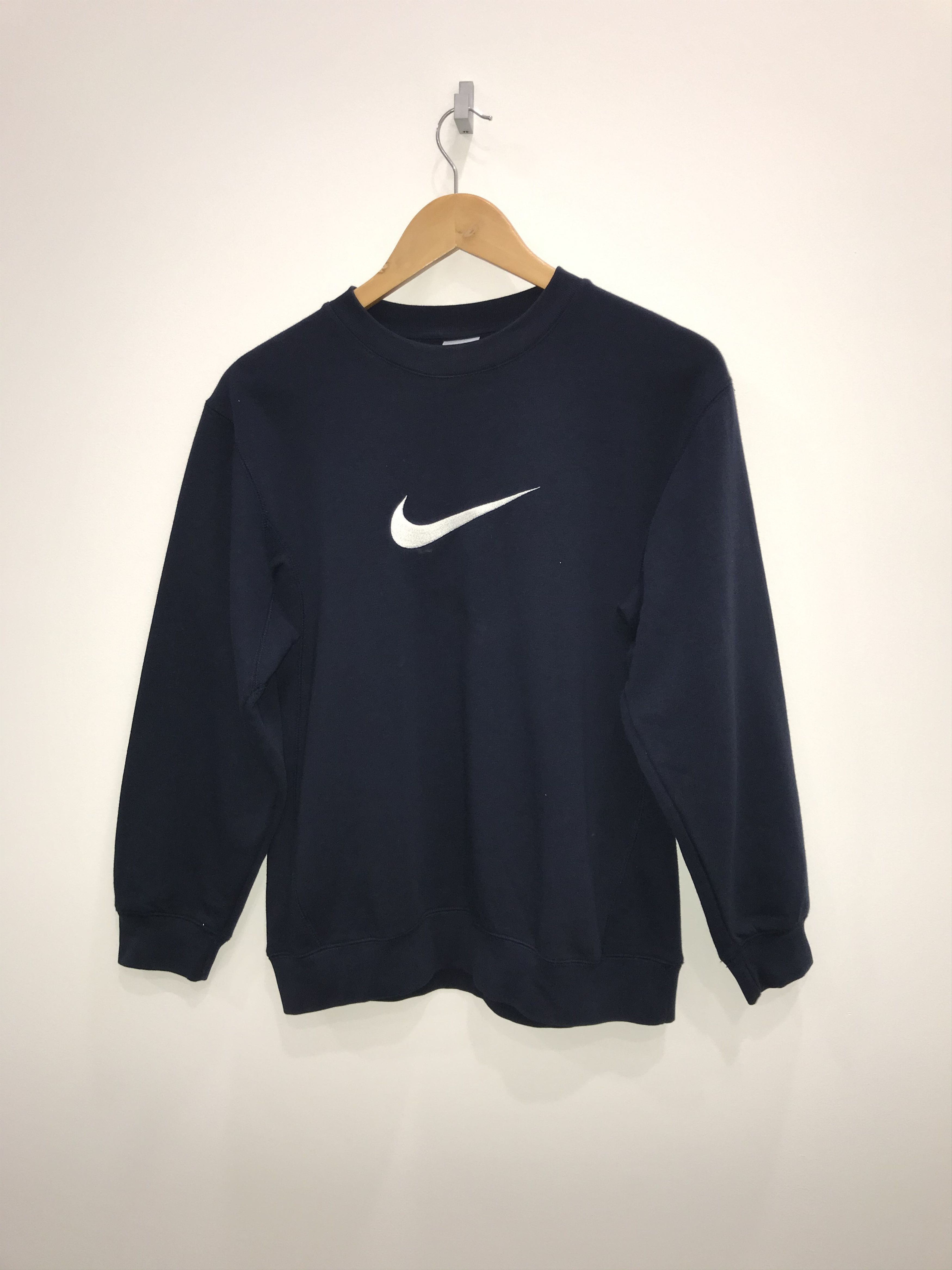 Nike × Vintage Vintage Nike Center Swoosh Basic Sweatshirt 90s | Grailed