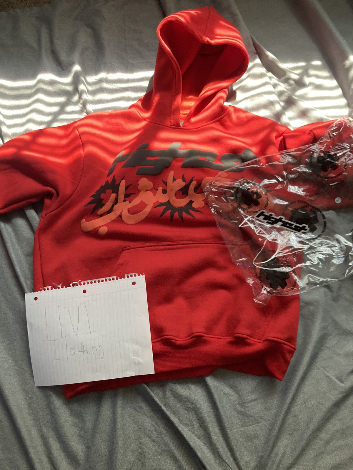 Japanese Brand × Streetwear × Vintage Highest Tendencies Red Hoodie Sun ...